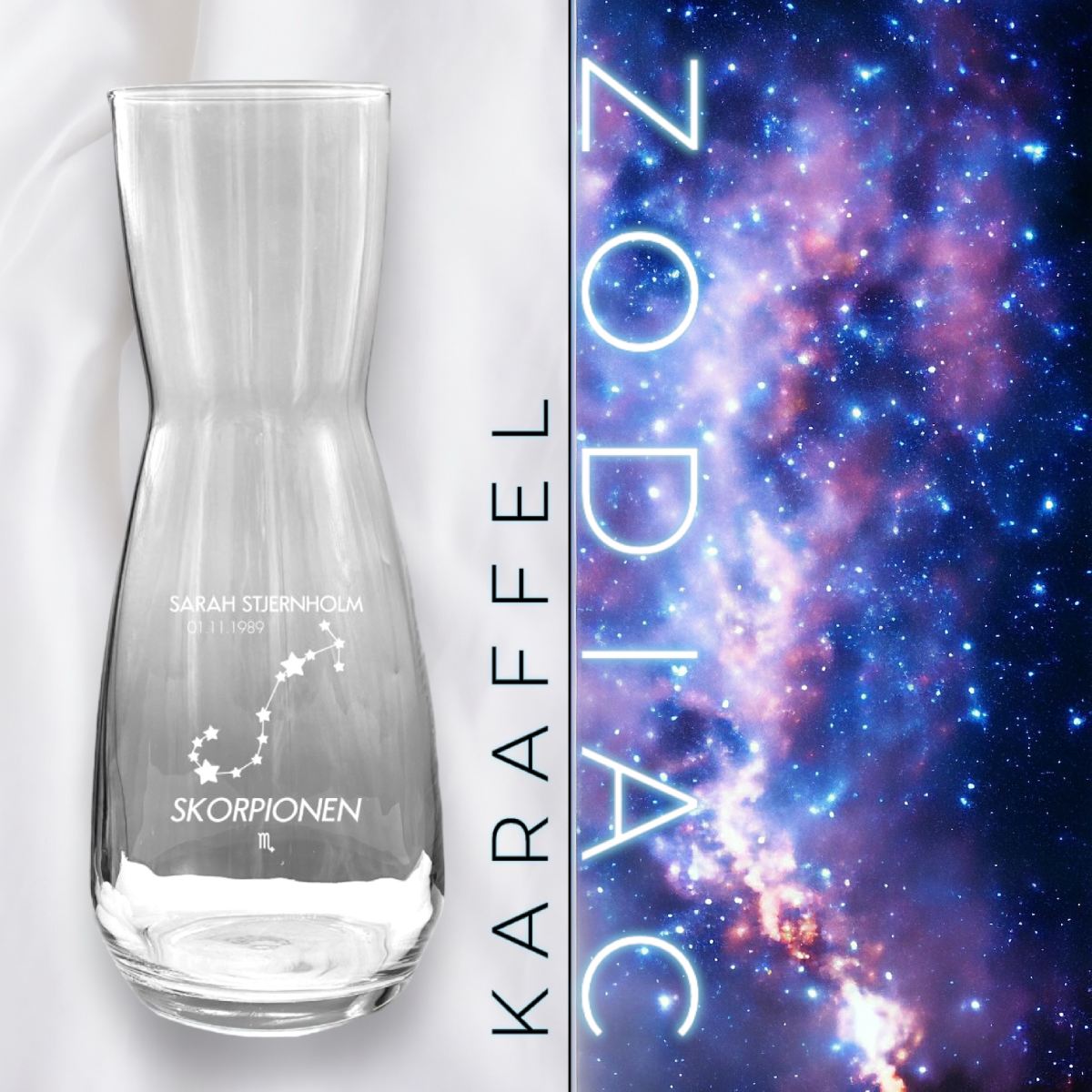 Karaffel - 1 L - Ingemanns Gravering